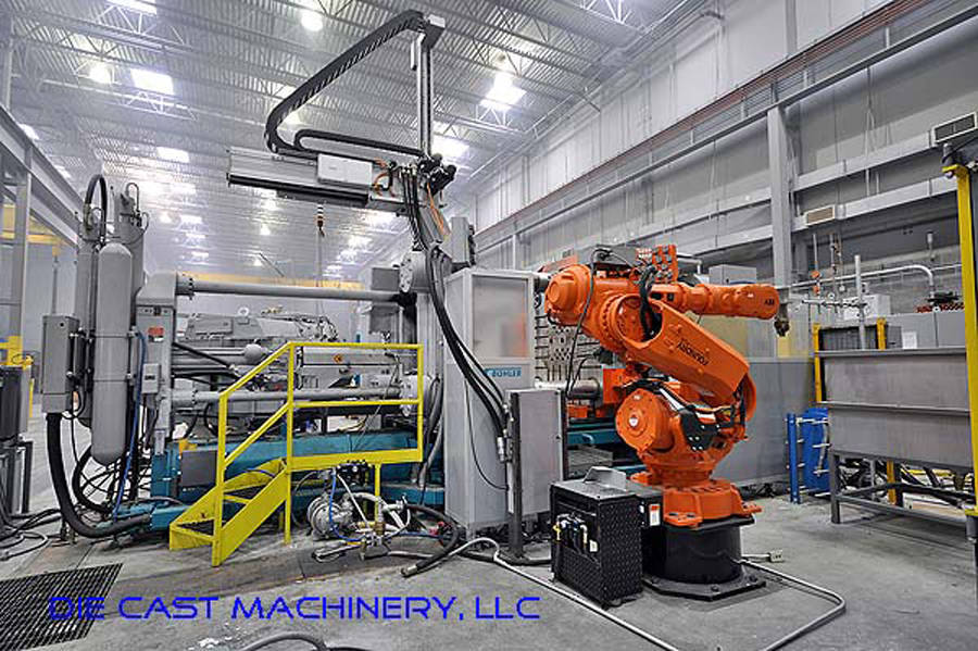 Used Buhler Evolution B 120 DS 12000 kN Cold Chamber Die Casting ...