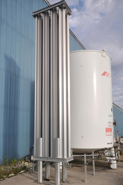 Used UCAR TM3000 3,000 Gallon Cryogenic Bulk Storage Tank for Liquid ...