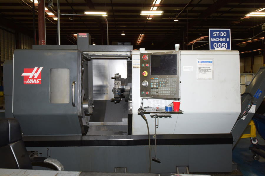 Picture of Haas Two Axis CNC Turning Center (2 axis CNC lathe) DCMP-4398