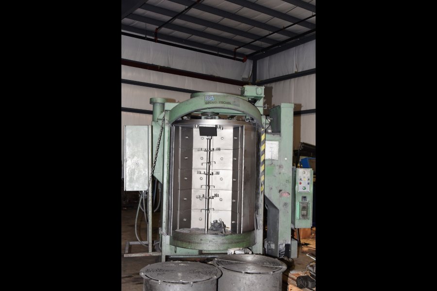 Detailed Pictures of Goff Spinner Hanger Shot Blast Machine DCMP-4739